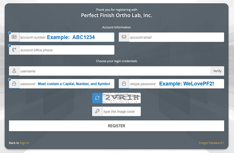Mailing Labels & Resources - Perfect Finish Ortho Lab